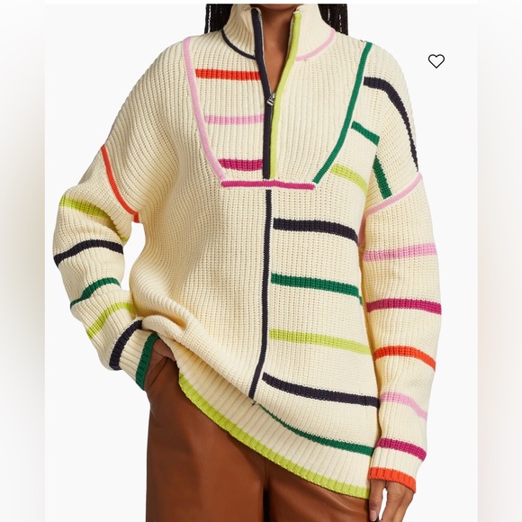 STAUD | Sweaters | Staud Hampton Striped Oversized Sweater | Poshmark